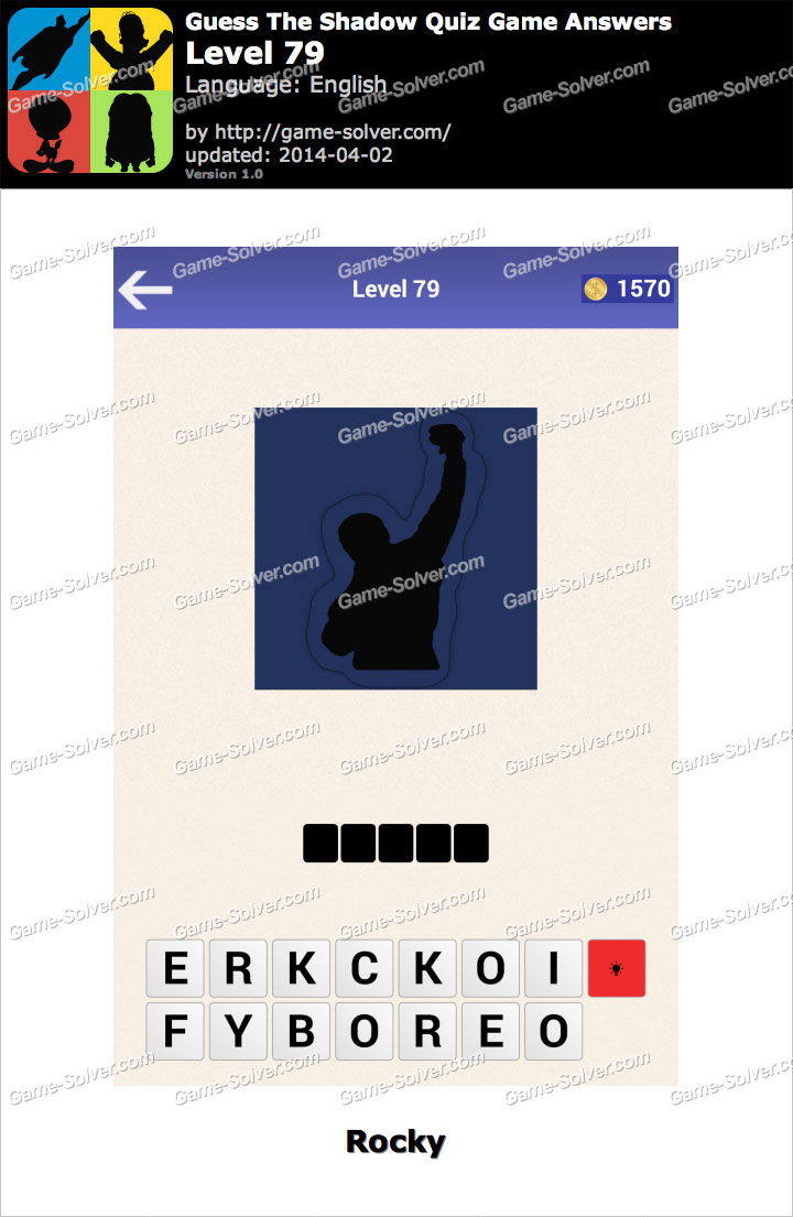 Guess The Shadow Quiz Game Level 79 • Game Solver
