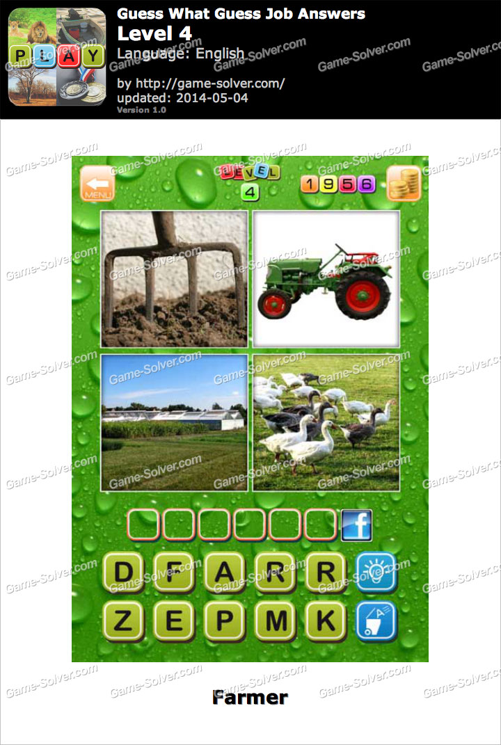 Guess What Guess Job Level 4 • Game Solver