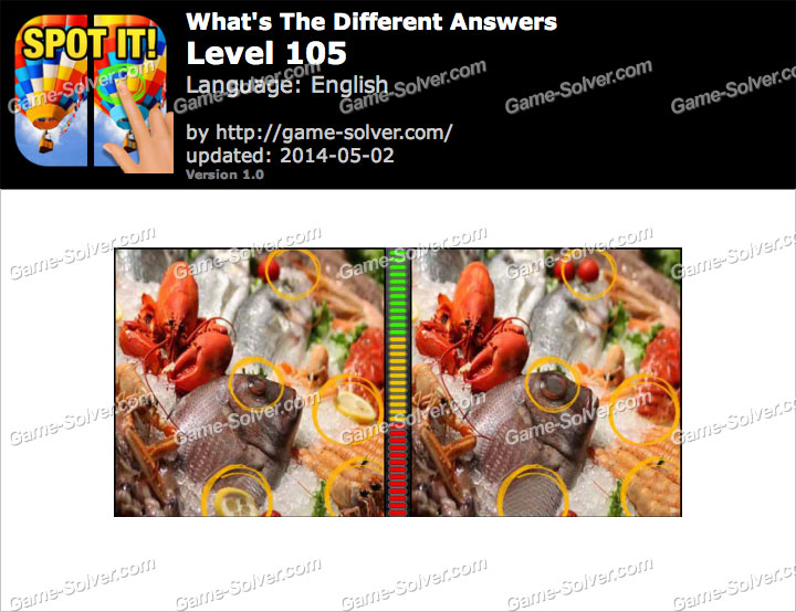 What's The Difference Level 105 • Game Solver