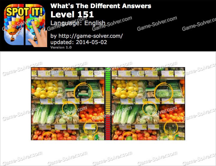What's The Difference Level 151 • Game Solver