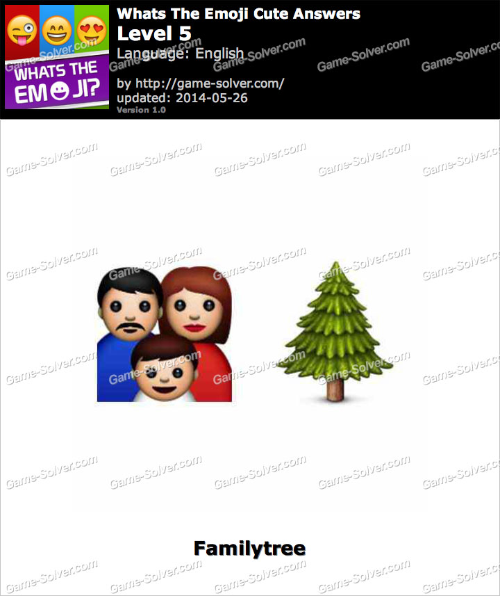 Whats The Emoji Cute Level 5 • Game Solver