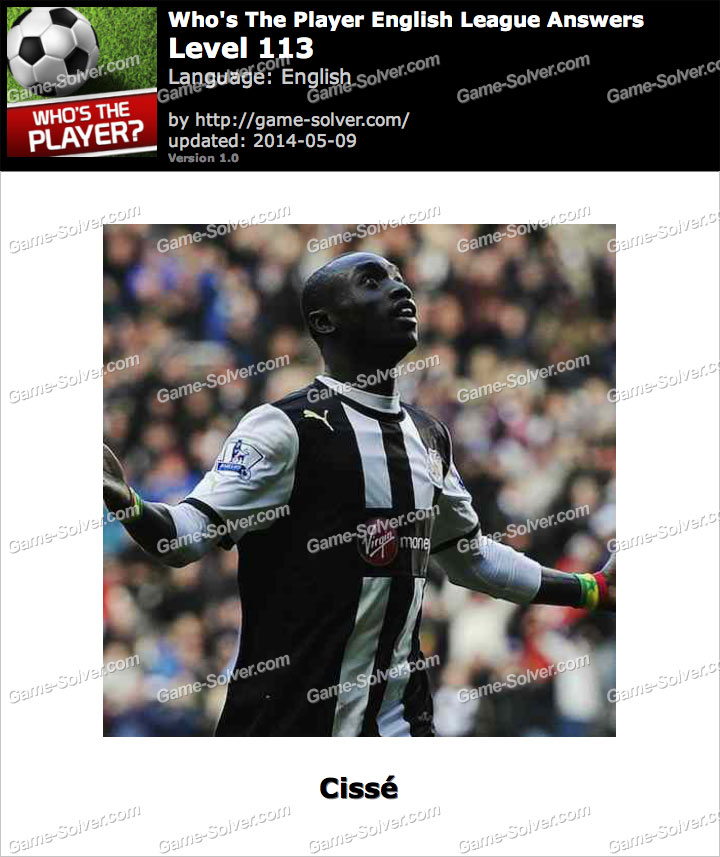 Who’s The Player English League Level 113 - Game Solver Who’s The Player English League Level 113 - Game Solver