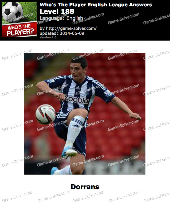 Who’s The Player English League Level 188 - Game Solver Who’s The Player English League Level 188 - Game Solver