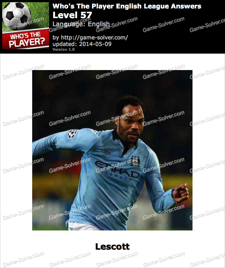 Who’s The Player English League Level 57 - Game Solver Who’s The Player English League Level 57 - Game Solver