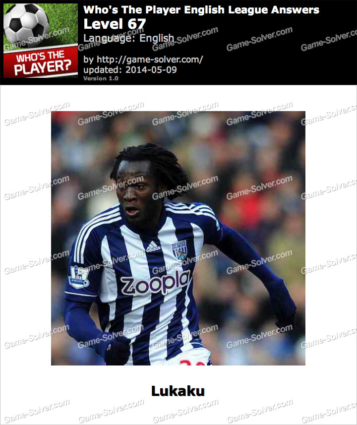 Who’s The Player English League Level 67 - Game Solver Who’s The Player English League Level 67 - Game Solver
