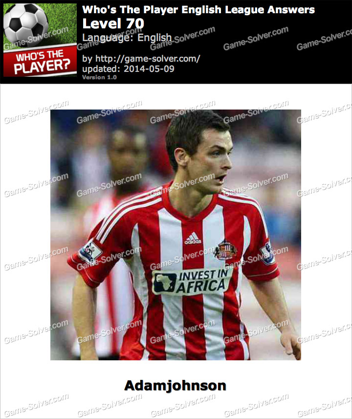 Who’s The Player English League Level 70 - Game Solver Who’s The Player English League Level 70 - Game Solver