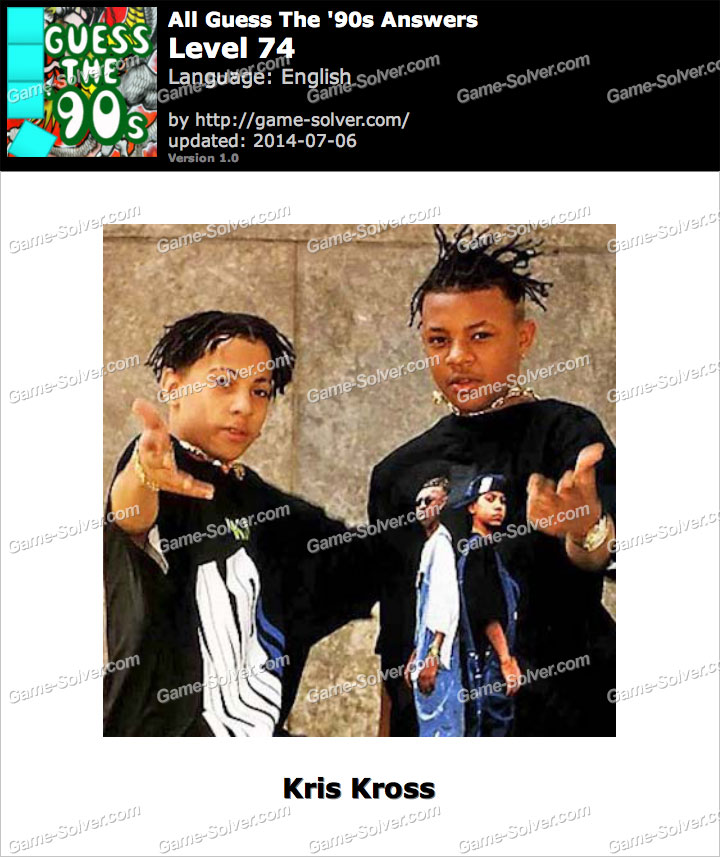 All Guess The 90s Level 74 • Game Solver