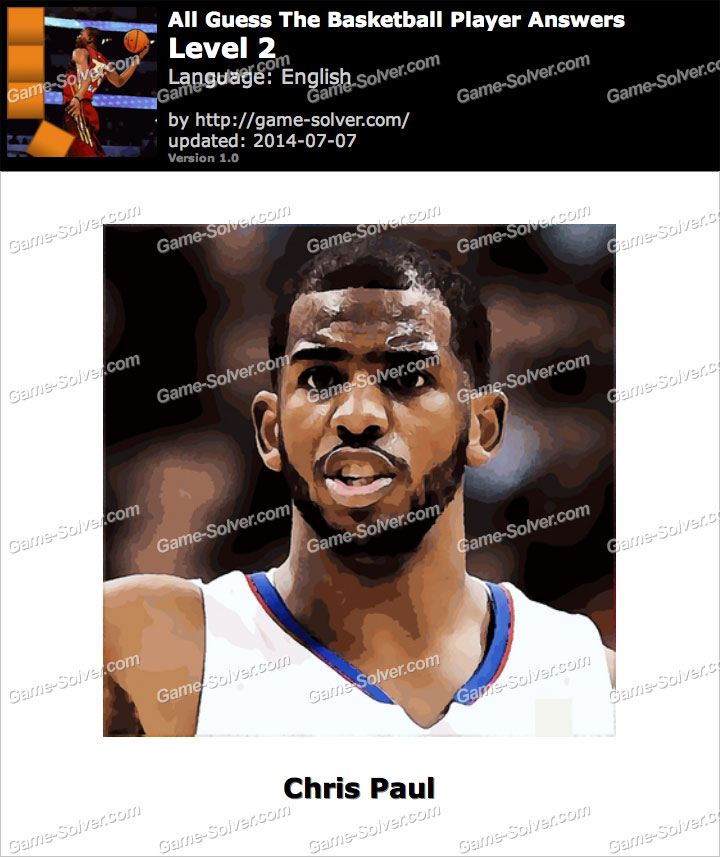 All Guess The Basketball Player Level 2 • Game Solver