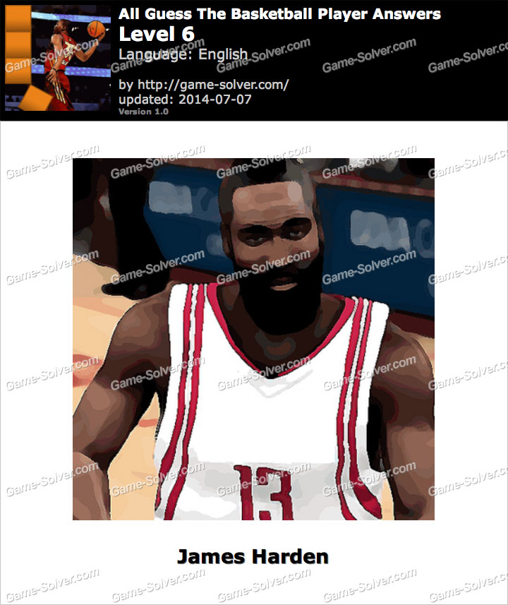 All Guess The Basketball Player Level 6 • Game Solver
