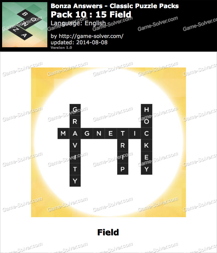 Bonza Answers Classic Puzzle Pack 10 15 Field Game Solver Bonza Answers Classic Puzzle Pack 10 15 Field Game Solver
