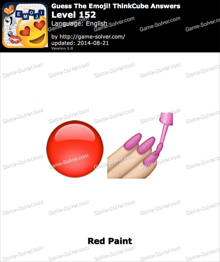 Guess The Emoji ThinkCube Level 152 • Game Solver Guess The Emoji ThinkCube Level 152 • Game Solver