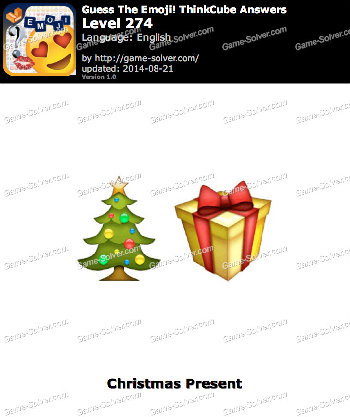 Guess The Emoji ThinkCube Level 274 • Game Solver Guess The Emoji ThinkCube Level 274 • Game Solver