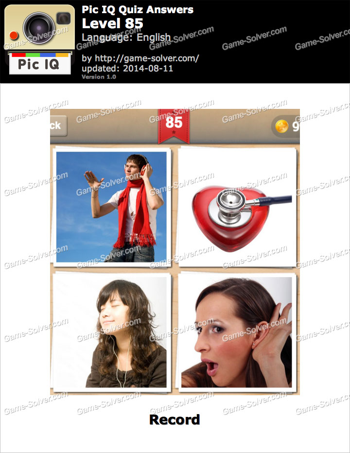 Pic IQ Quiz Level 85 • Game Solver