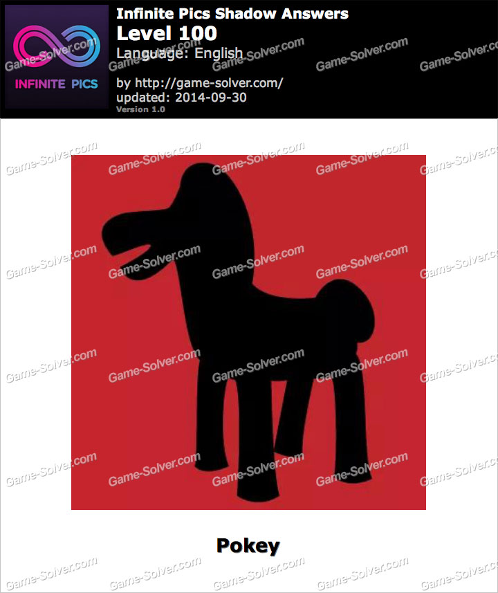 Infinite Pics Shadow Level 100 • Game Solver