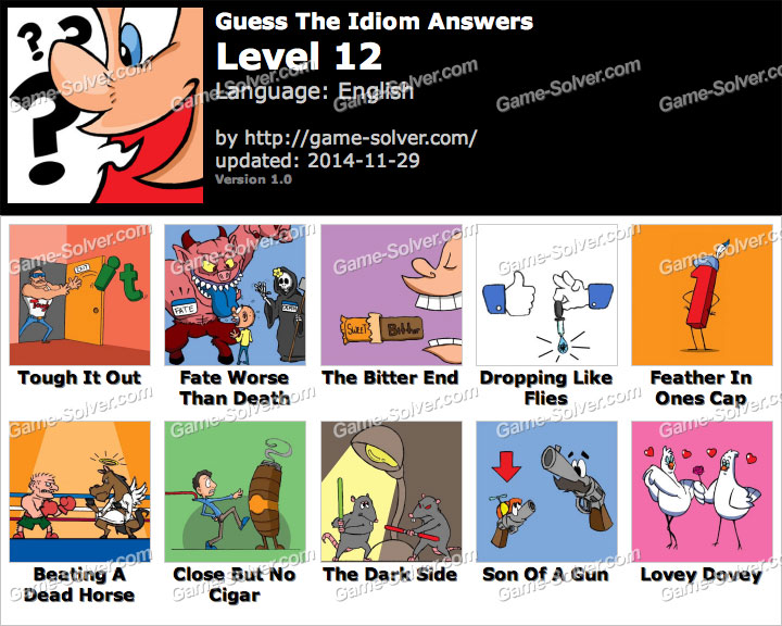 Guess The Idiom Level 12 • Game Solver