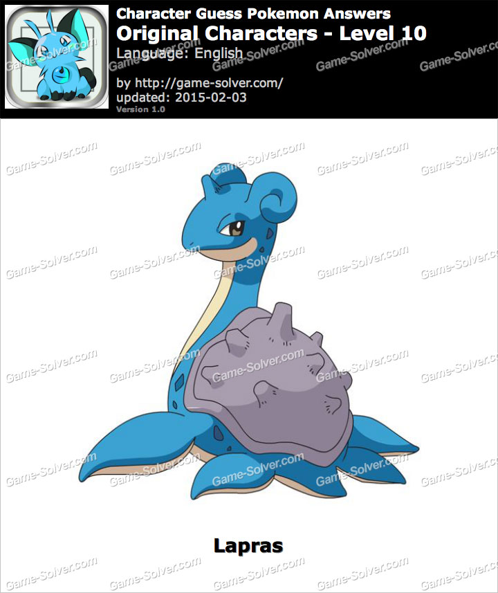 Original Character Level 10 • Game Solver