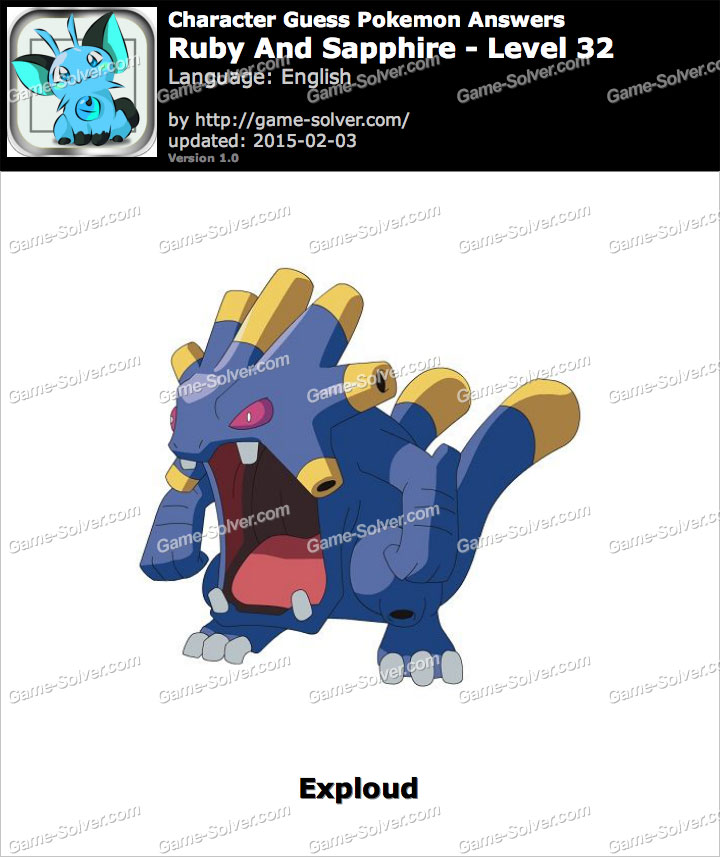 Ruby And Sapphire Level 32 • Game Solver