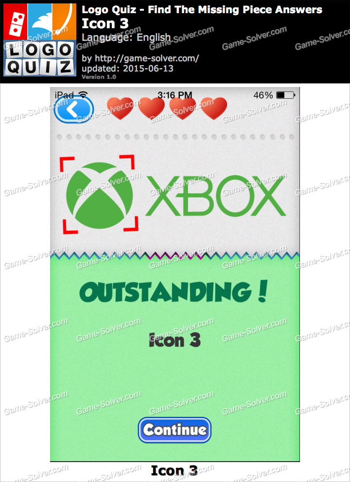 Logo Quiz Find The Missing Piece Icon 3 • Game Solver