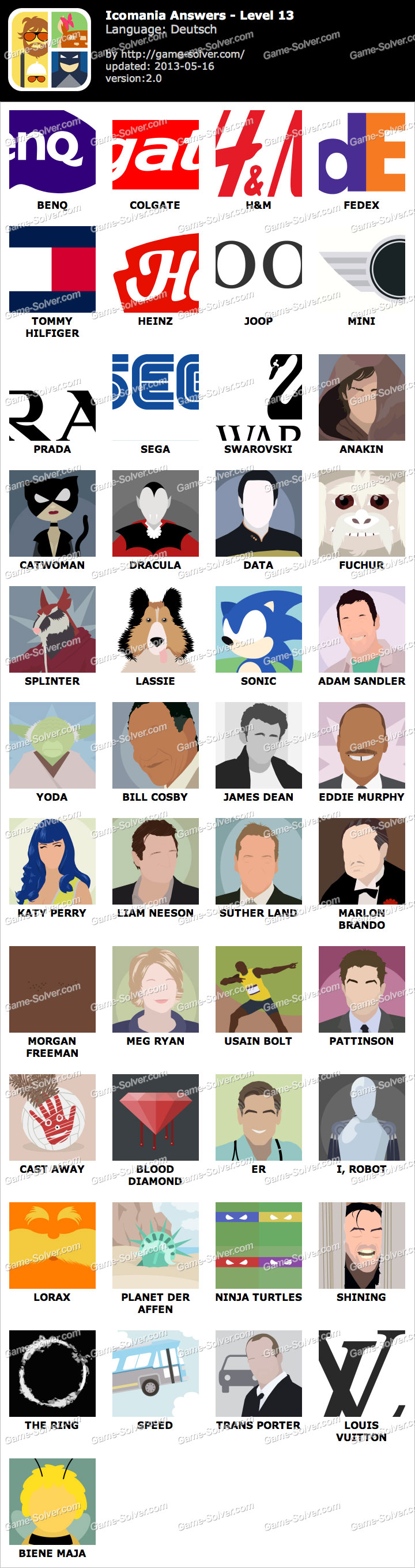 ICOMANIA LEVEL 13 LÖSUNG DEUTSCH • Game Solver