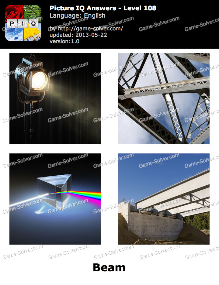 Picture IQ Level 108 • Game Solver