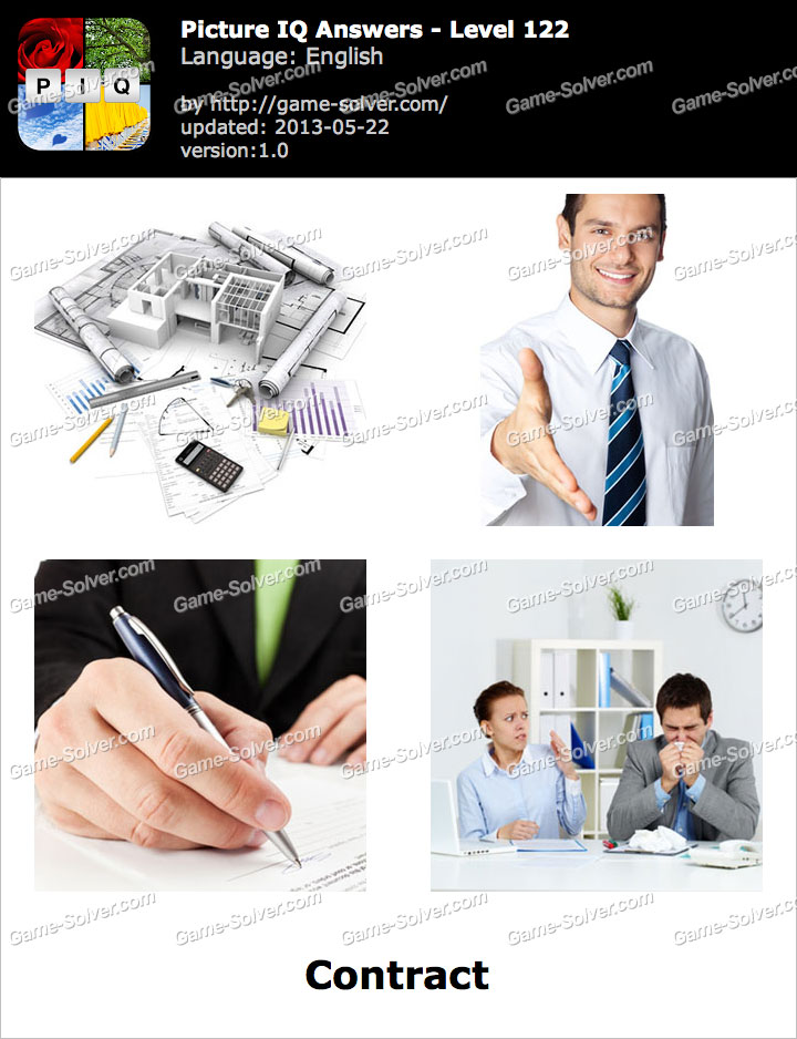 Picture IQ Level 122 • Game Solver