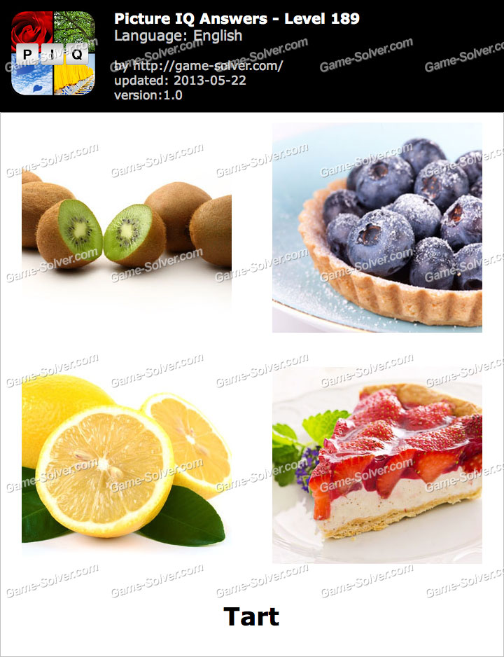 Picture IQ Level 189 • Game Solver