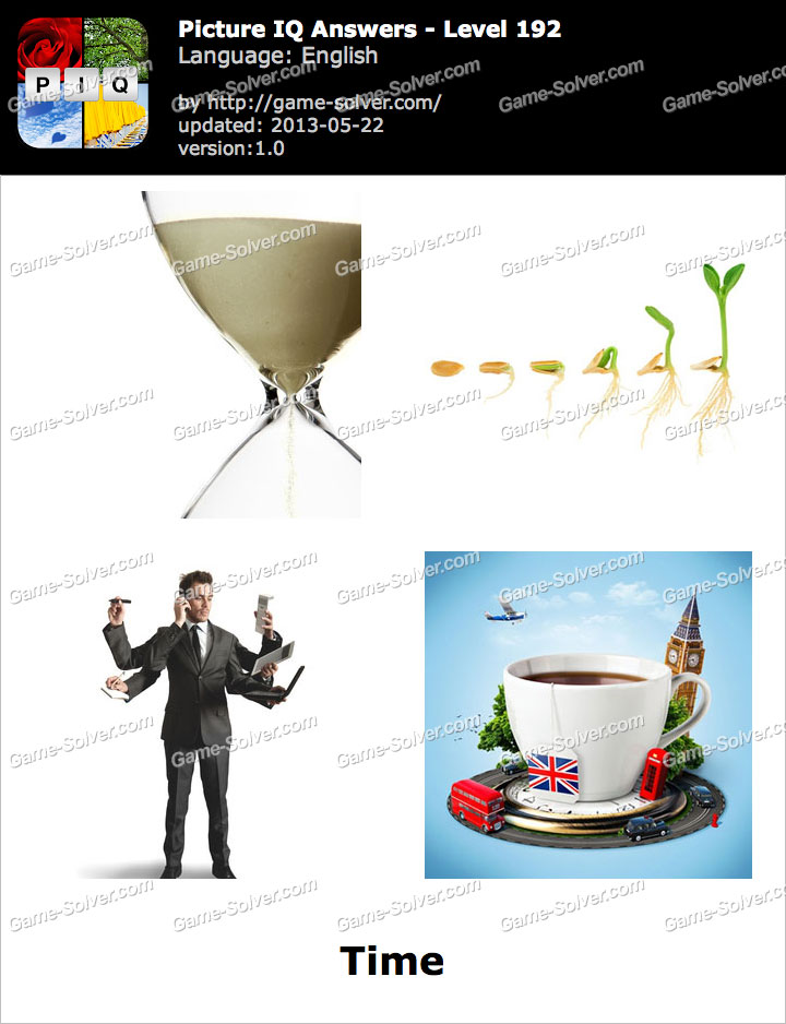 Picture IQ Level 192 • Game Solver