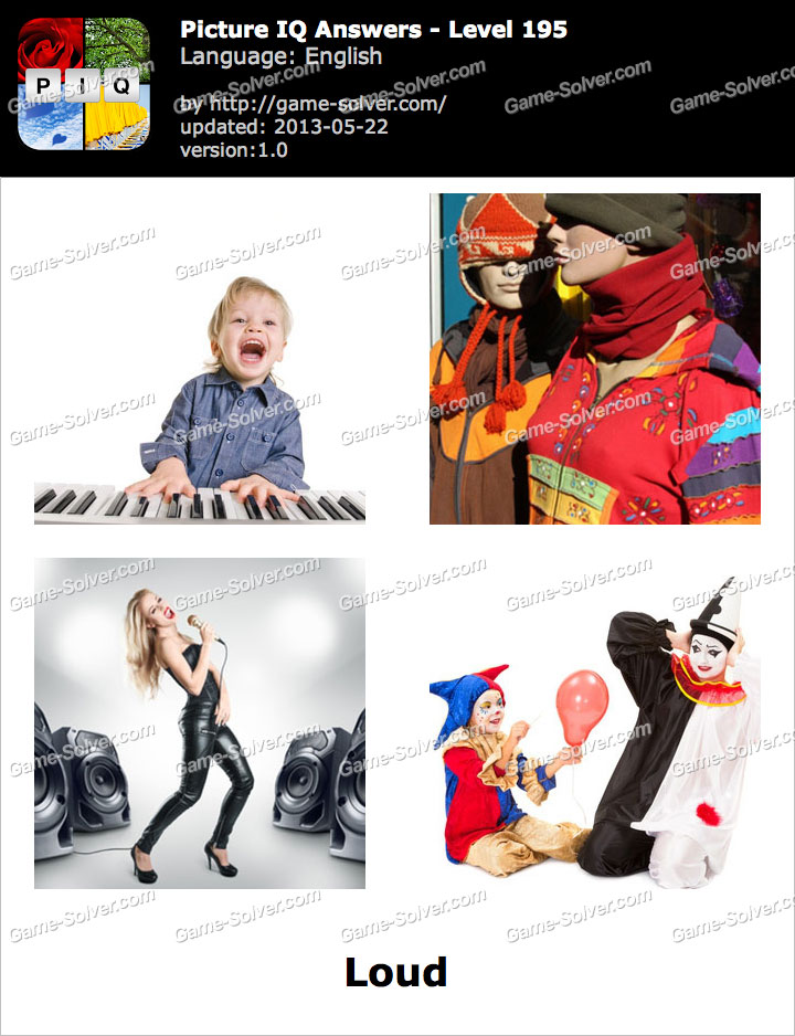 Picture IQ Level 195 • Game Solver