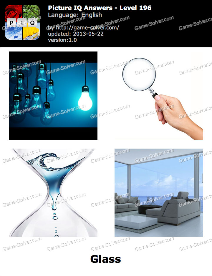 Picture IQ Level 196 • Game Solver
