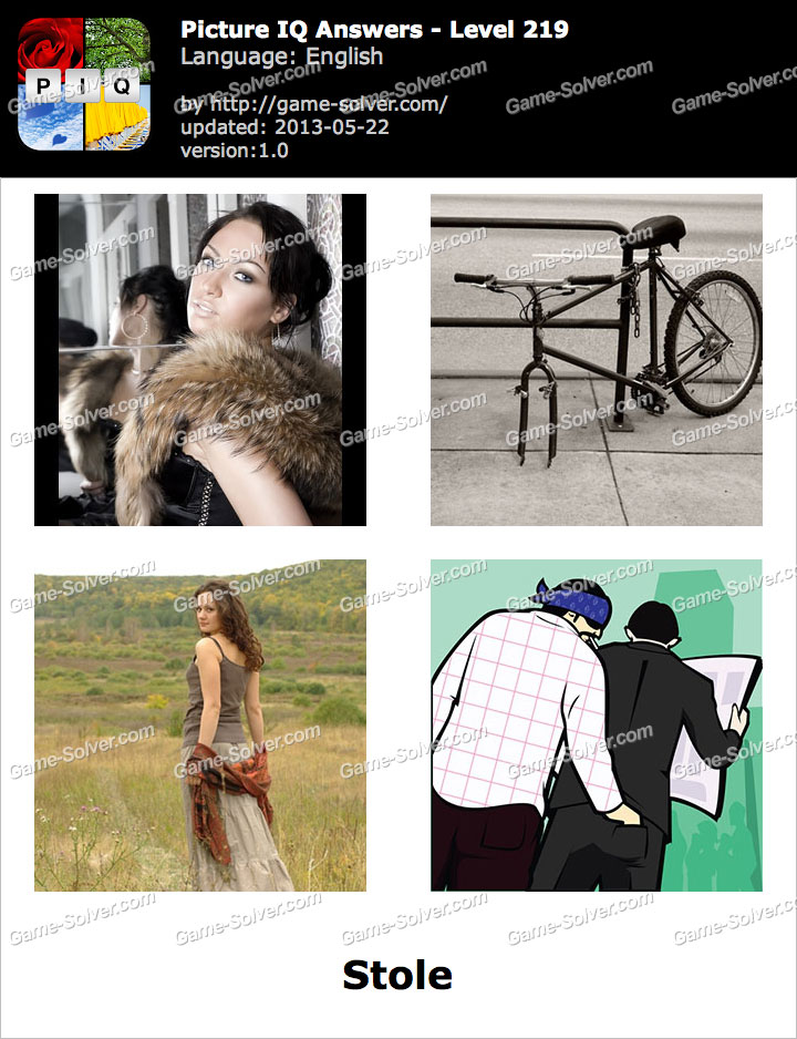 Picture IQ Level 219 • Game Solver