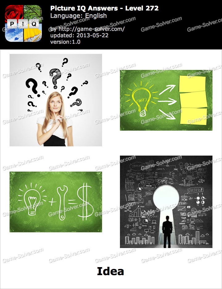 Picture IQ Level 272 • Game Solver