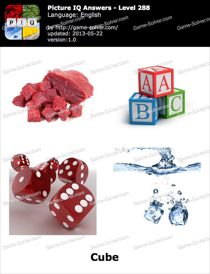 Picture IQ Level 288 • Game Solver