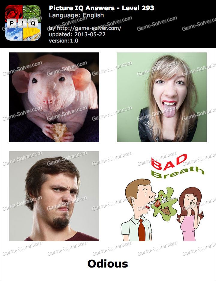 Picture IQ Level 293 • Game Solver