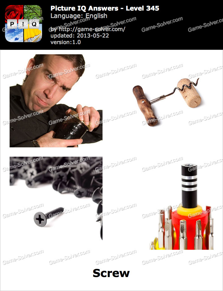 Picture IQ Level 345 • Game Solver