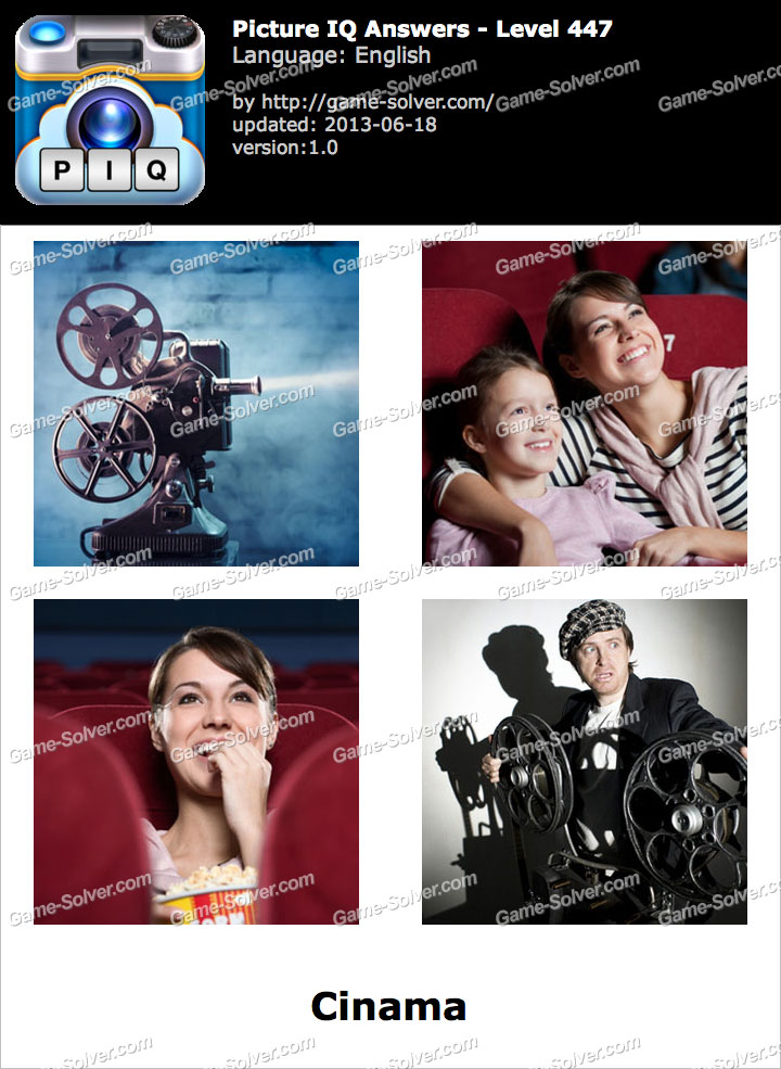 Picture IQ Level 447 • Game Solver