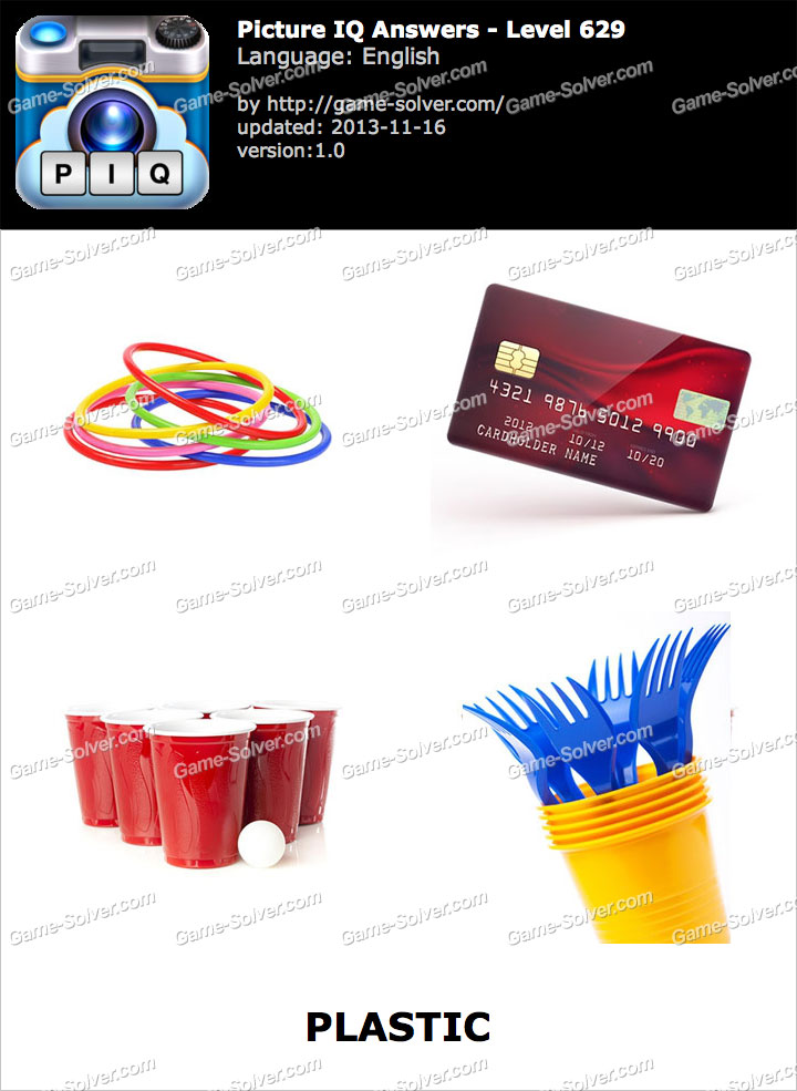 Picture IQ Level 629 • Game Solver