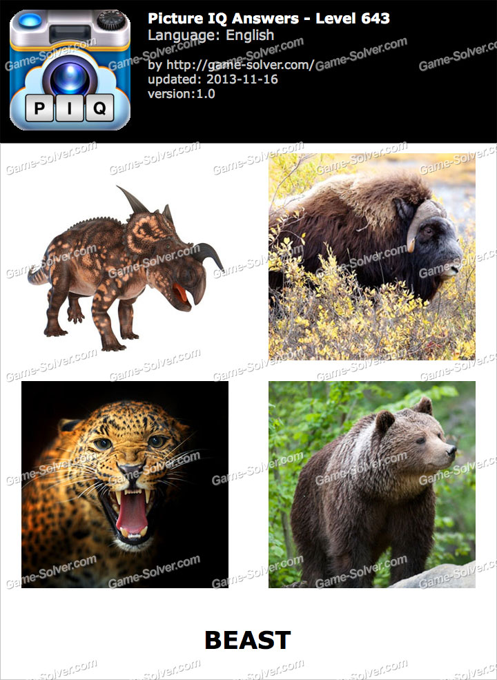 Picture IQ Level 643 • Game Solver