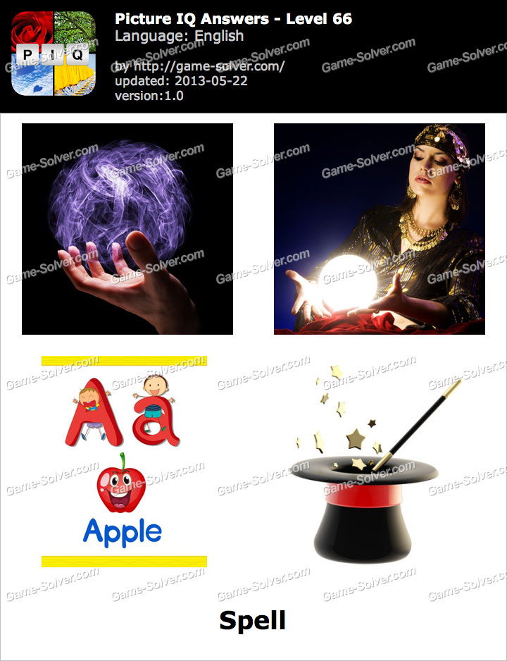 Picture IQ Level 66 • Game Solver