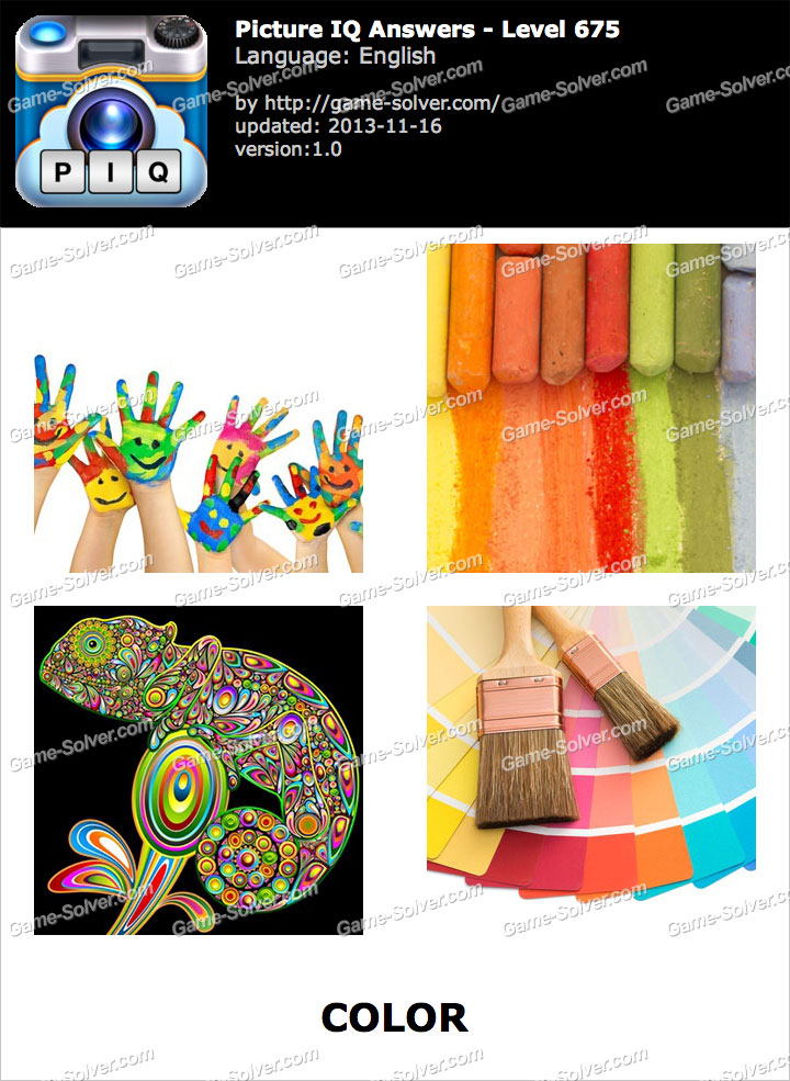 Picture IQ Level 675 • Game Solver