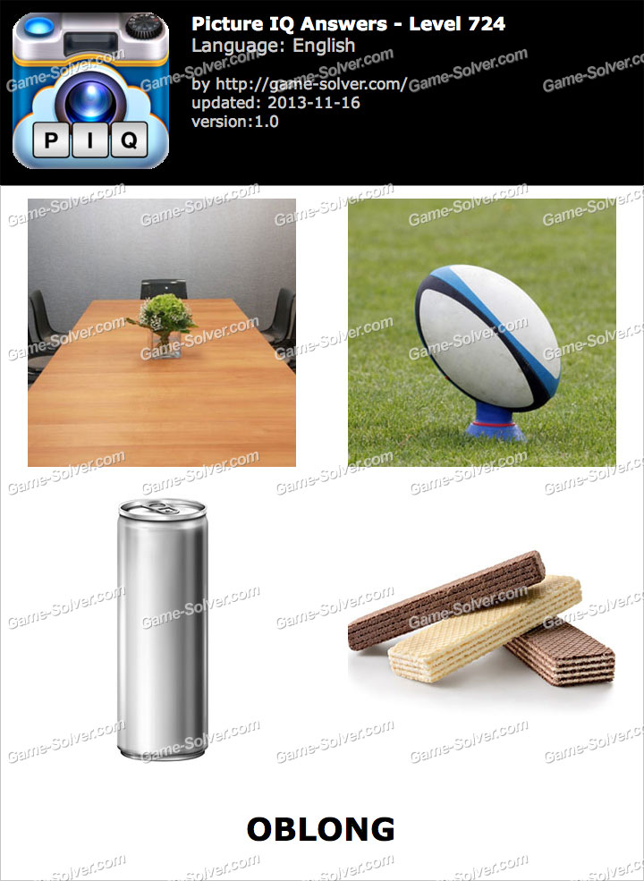 Picture IQ Level 724 • Game Solver