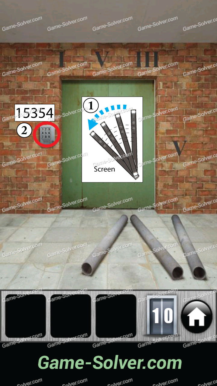 100 Doors 2013 Level 10 • Game Solver