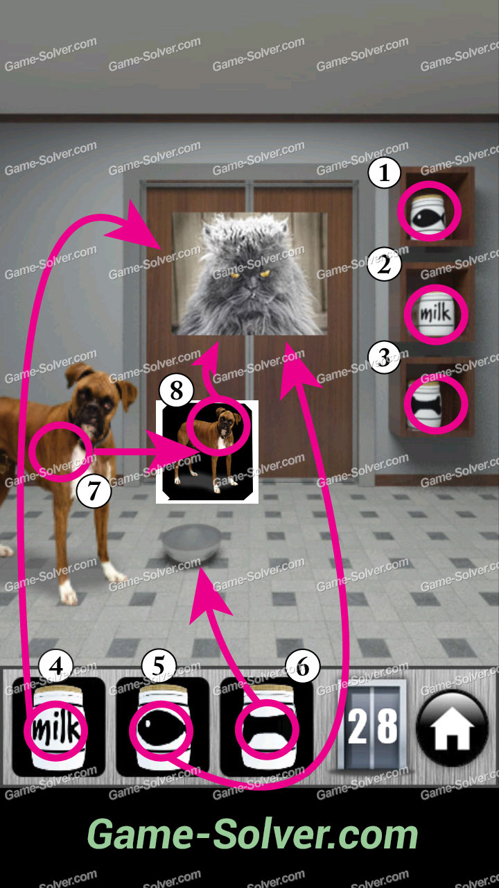 100 Doors 2013 Level 28 • Game Solver