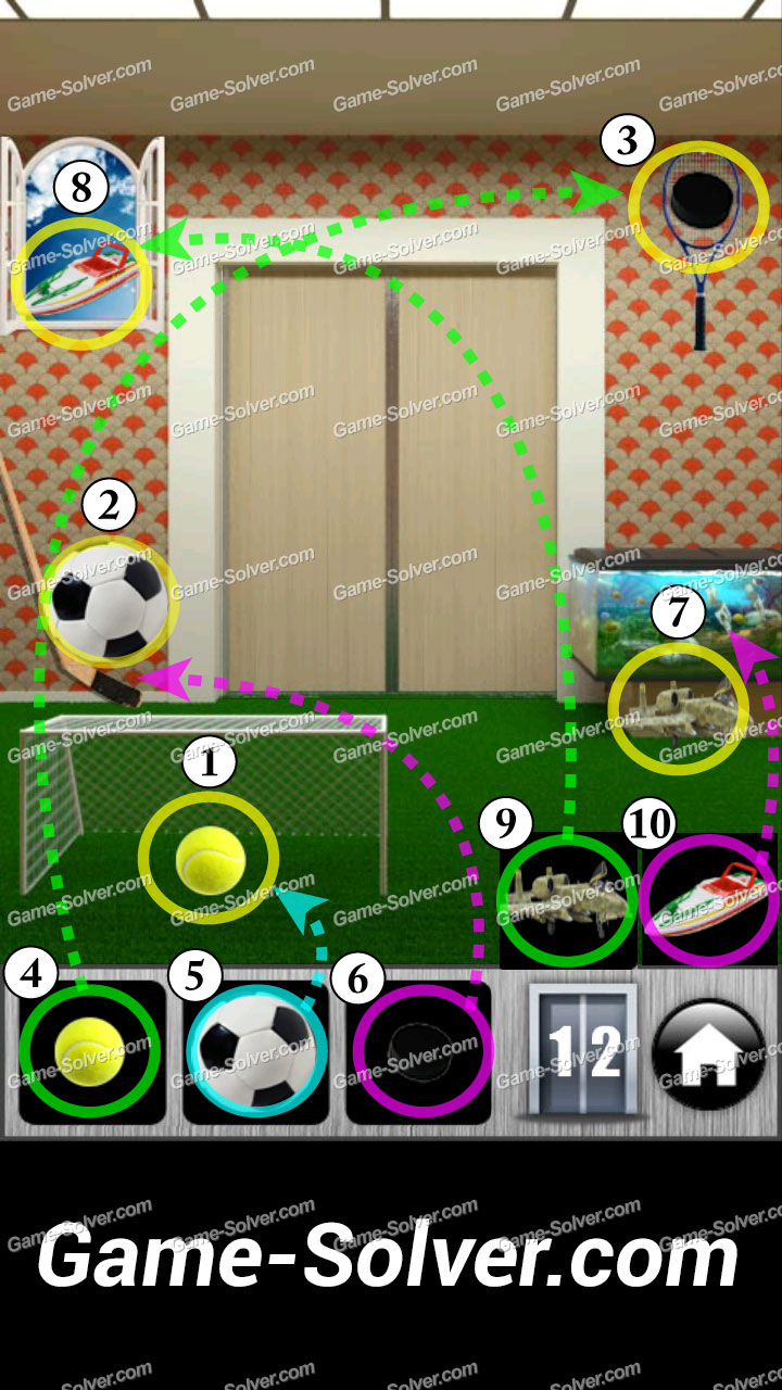 100 Doors Runaway Level 12 • Game Solver