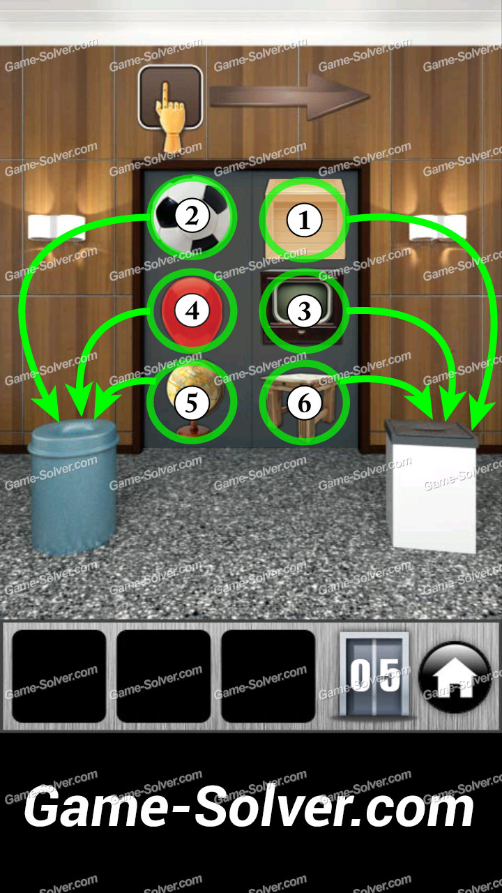 100 Doors Runaway Level 5 • Game Solver