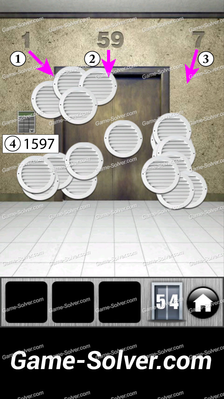 100 Doors Runaway Level 54 • Game Solver