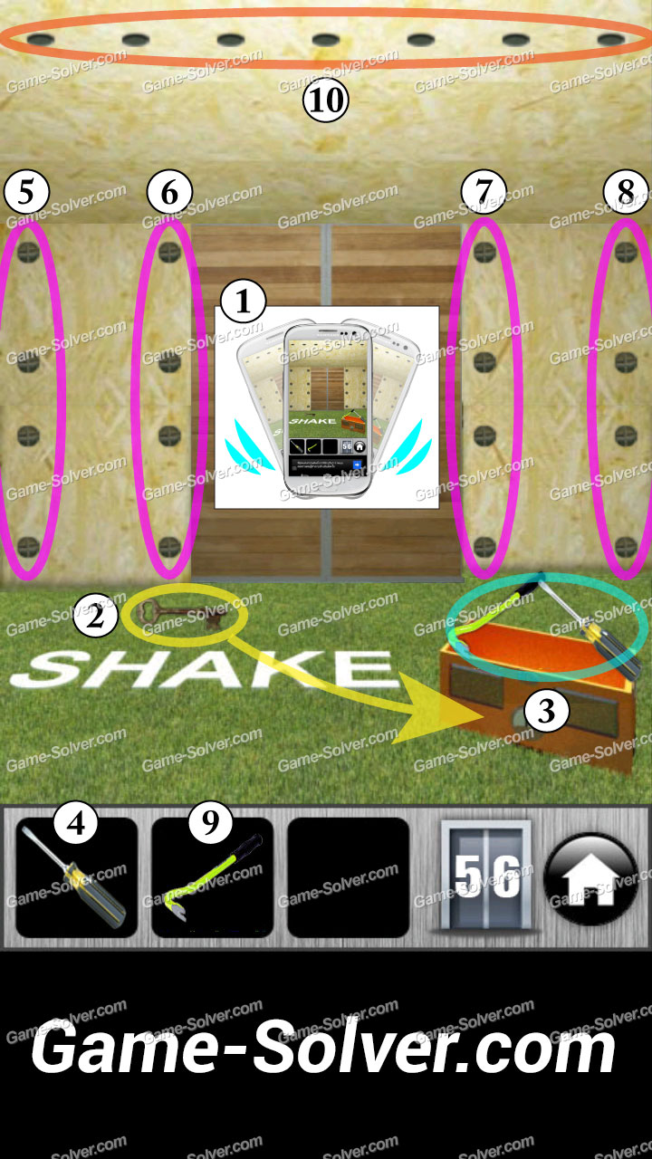 100 Doors Runaway Level 56 • Game Solver