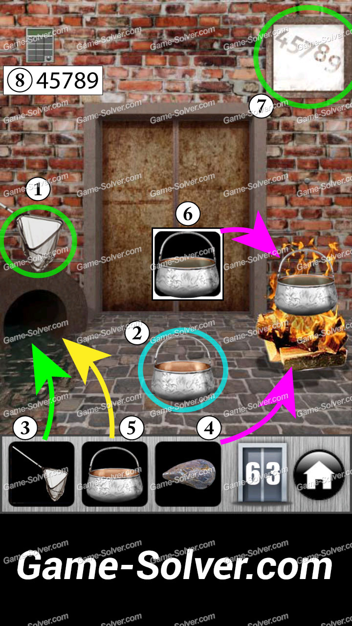 100 Doors Runaway Level 63 • Game Solver