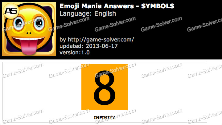 Emoji Mania Symbols Answers • Game Solver