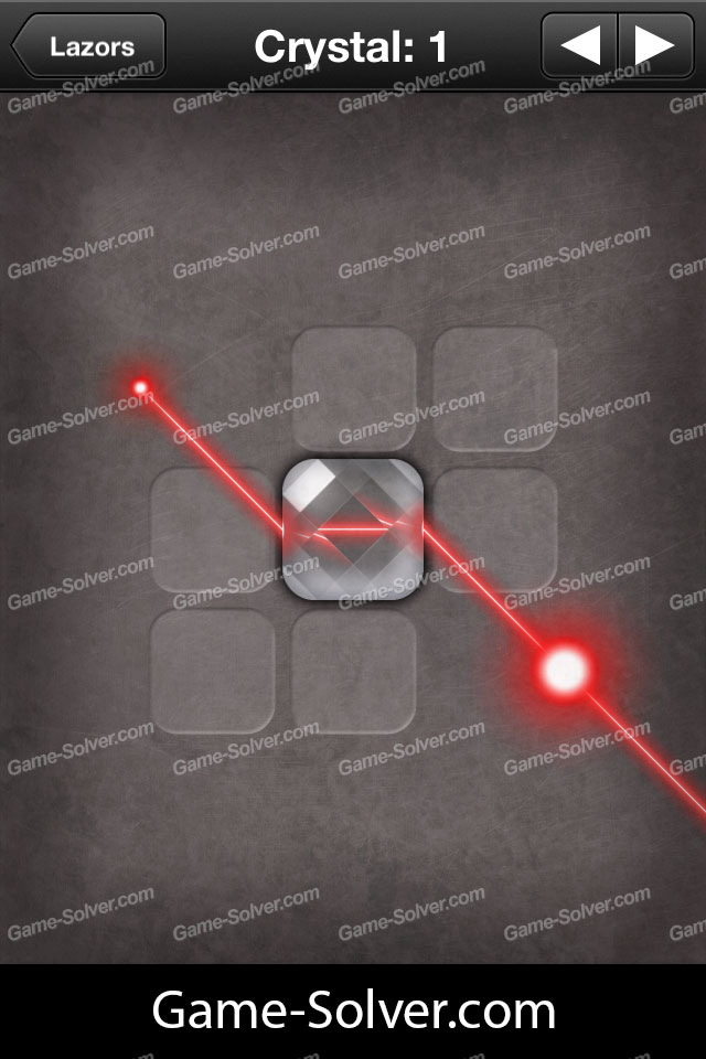Lazors Crystal 1 - Game Solver