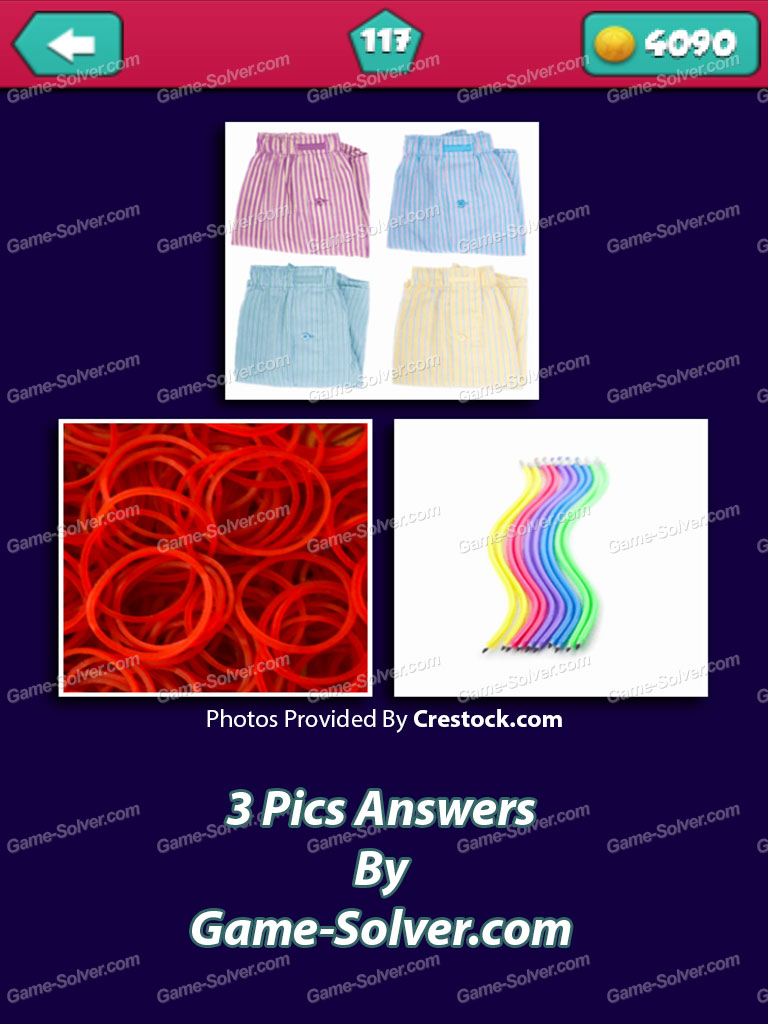 3 Pics Level 117 • Game Solver